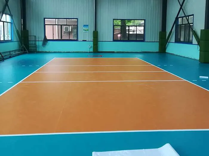 PVC Volleyball Court Floor - PlasticineMan