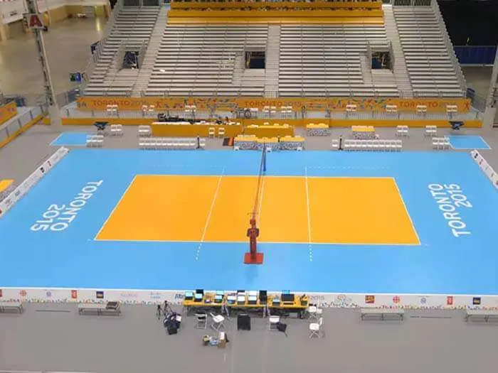 PVC Volleyball Court Floor - PlasticineMan
